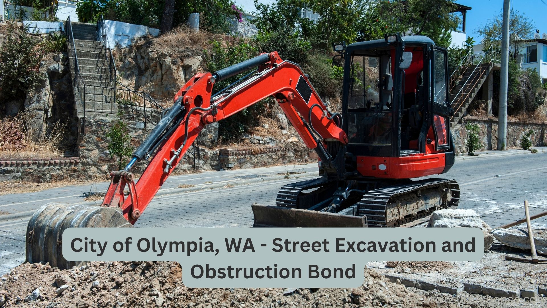 Navigating Progress: Olympia's Street Excavation and Obstruction Bond